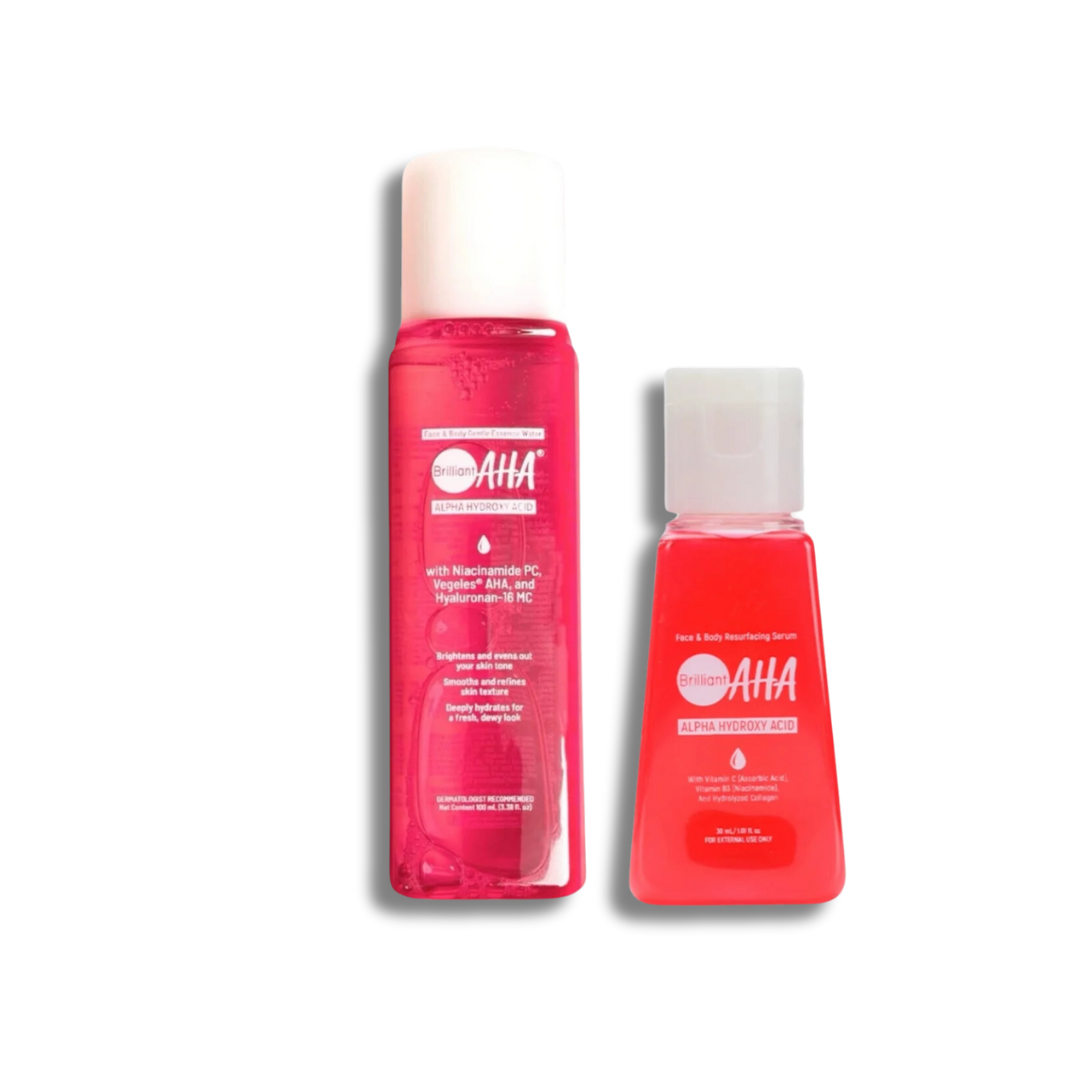 Brilliant Skin Essentials AHA Face and Body Gentle Essence Water & Res ...
