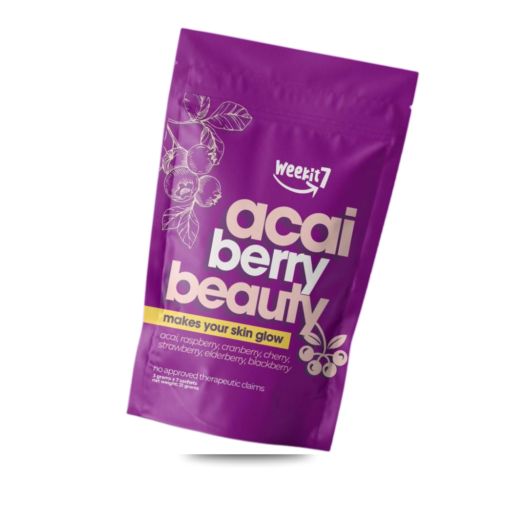 Weekit7 Acai Berry Beauty Drink | 7-Day Antioxidant Berry Supplement ...