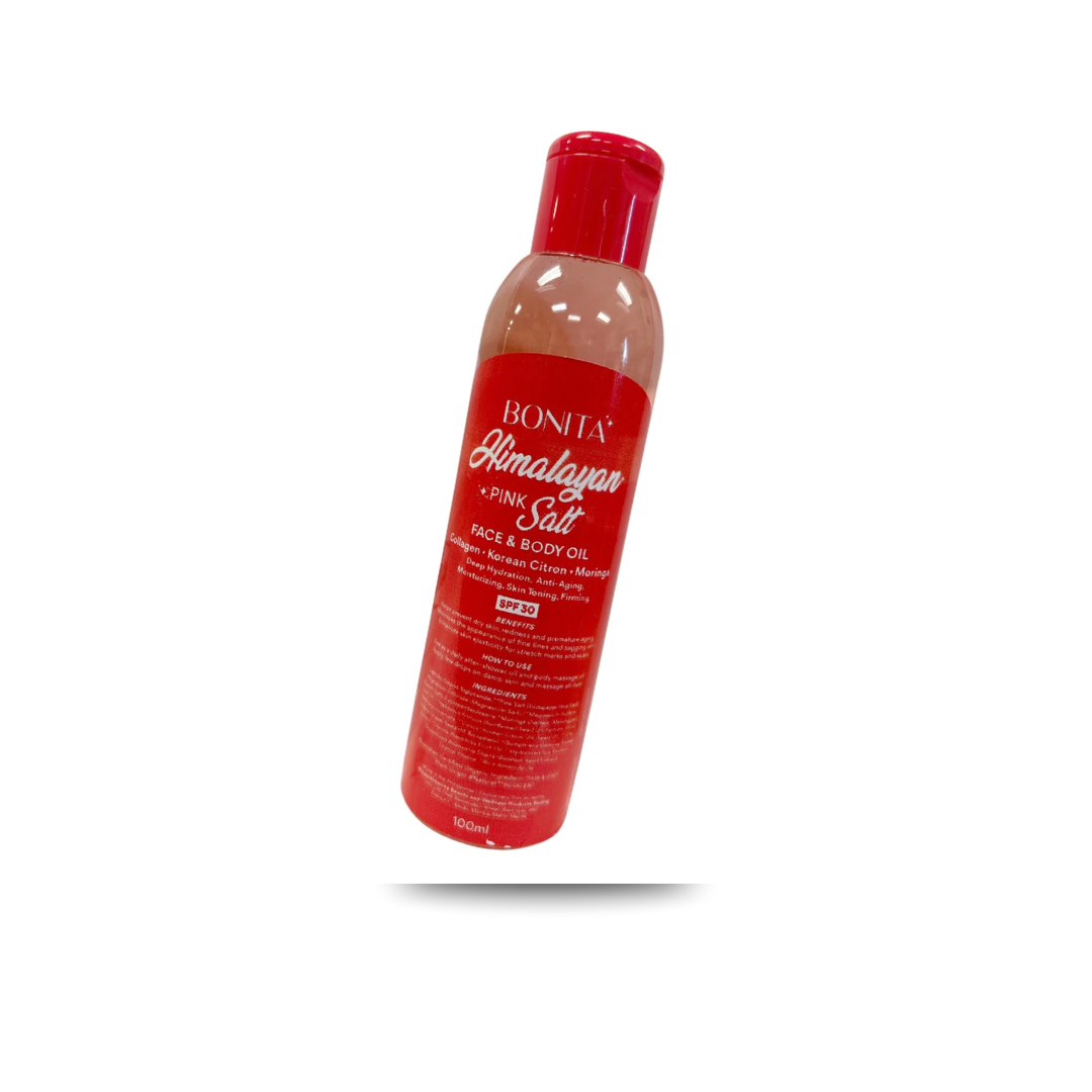 Bonita Himalayan Pink Salt Face & Body Oil SPF 30 – 100ml – Skin ...