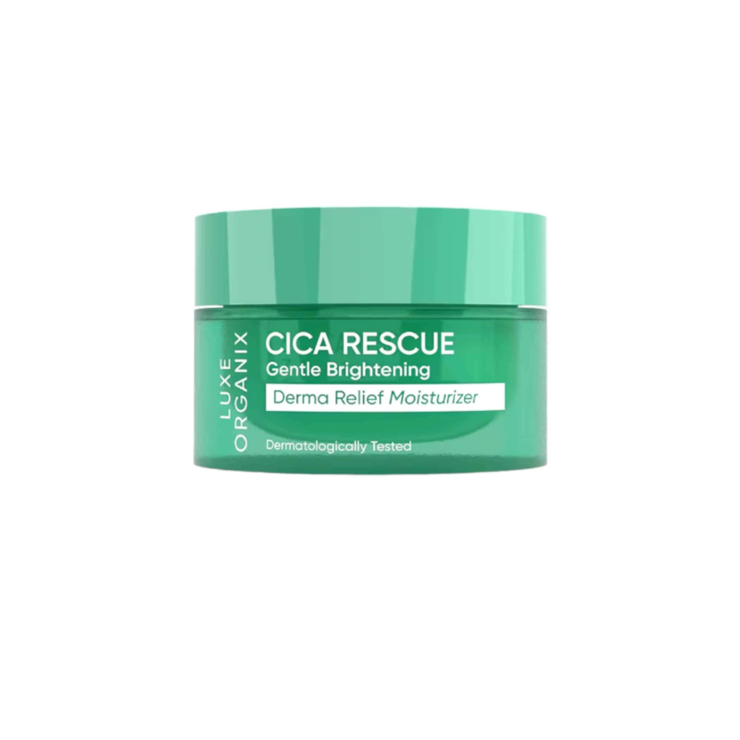 Luxe Organix Cica Rescue Gentle Brightening Derma Relief Moisturizer 5 ...