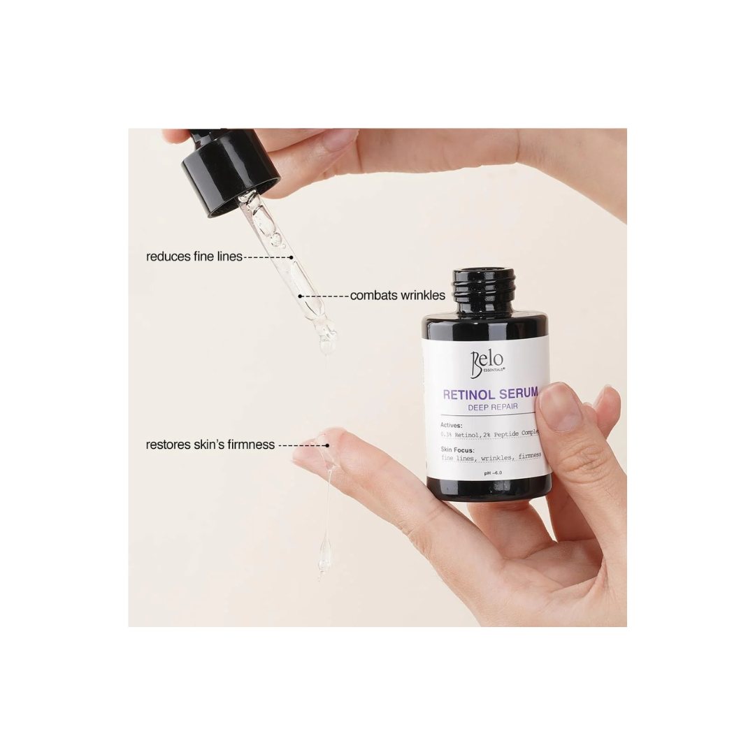 Belo Essentials Retinol Serum - Advanced Anti-Aging Skincare | 30ml ...