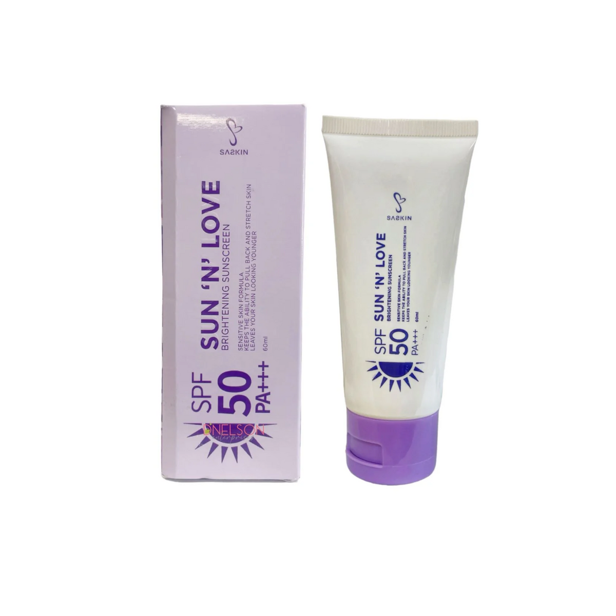 SASKIN Sun 'N' Love Brightening Sunscreen SPF 50 PA+++, 60ml – Skin ...