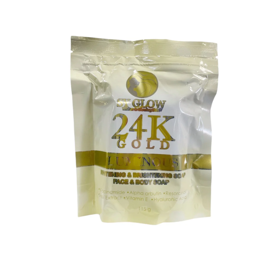 SY GLOW 24K Gold Luminous Brightening Soap | Radiant Skin & Even Tone ...