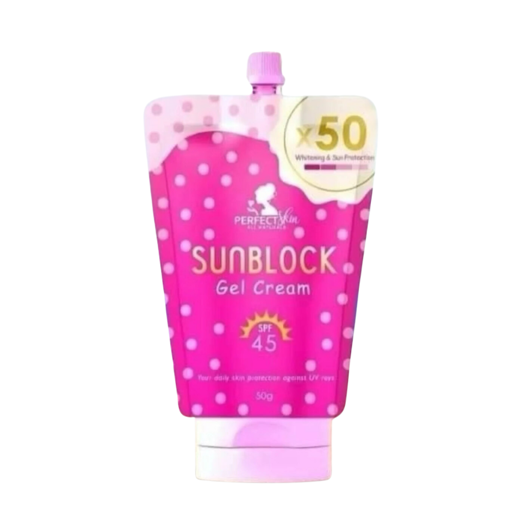 Perfect Skin Sunblock Gel Cream SPF 45 (50g) – Skin Vitality USA