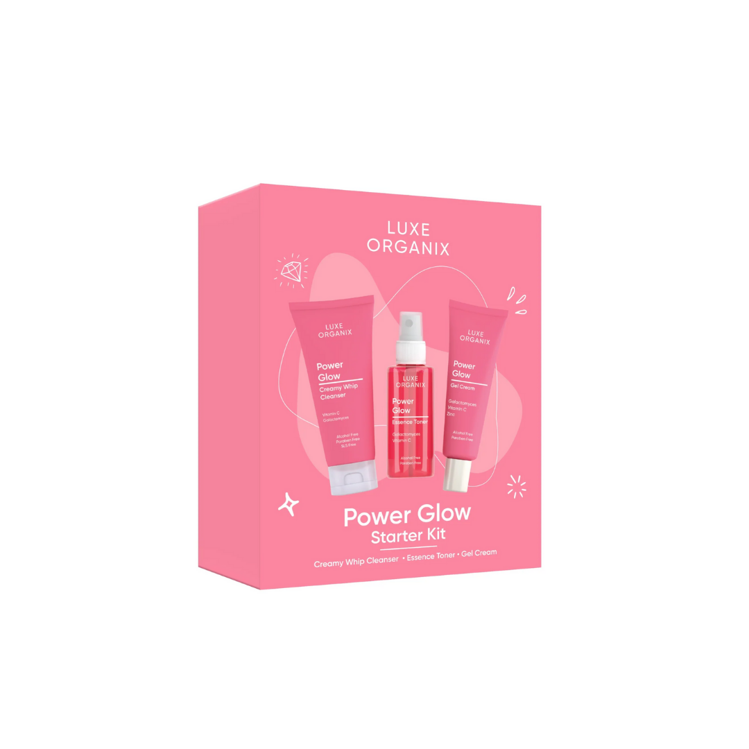 Luxe Organix Power Glow Starter Kit and Power glow essence bundle ...