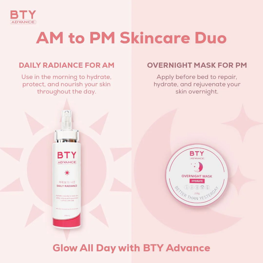 BTY Advance Daily Radiance Body Lotion SPF 45 with Aloe Vera Extract ...