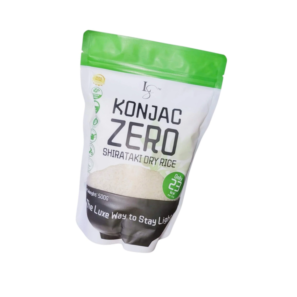 Luxe Slim Konjac Zero Shirataki Dry Rice | Low-Calorie Rice Alternative ...