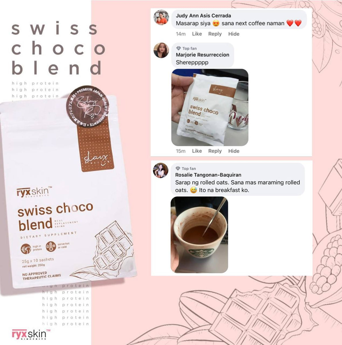 Swish Choco blend ( 10 sachetst pack) – Skin Vitality USA